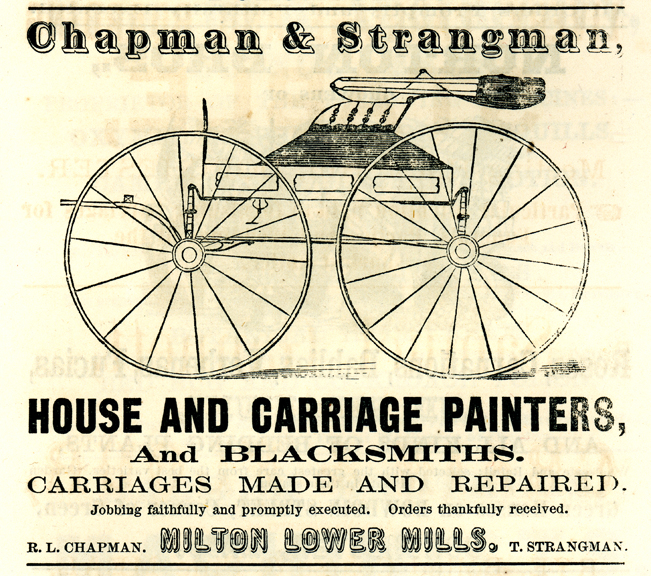 Chapman & Strangman, house and carriage painters - Dorchester Atheneum