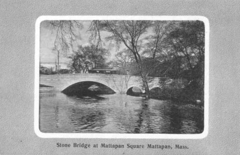 Stone Bridge at Mattapan Square - Dorchester Atheneum