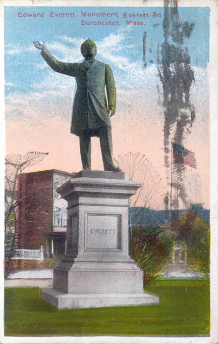 Edward Everett Monument - Dorchester Atheneum