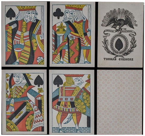 Thomas Crehore, ca. 1798-1846 First playing cards manufactured in ...