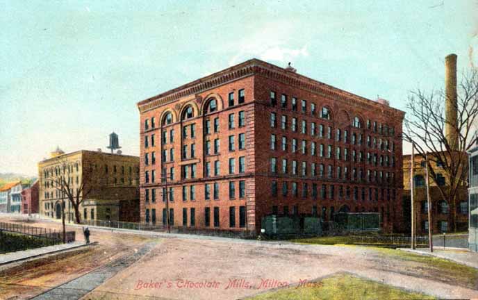 Baker Chocolate Mill Webb and Baker mills - Dorchester Atheneum