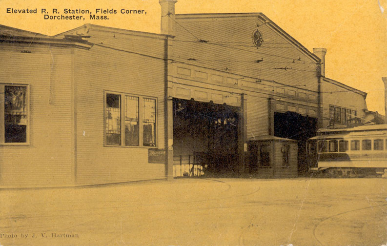 Elevated RR Station Fields Corner - Dorchester Atheneum