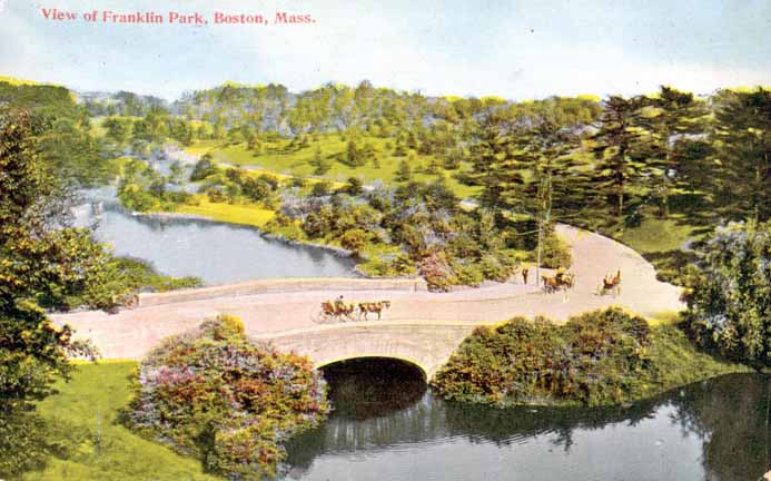 View of Franklin Park - Dorchester Atheneum