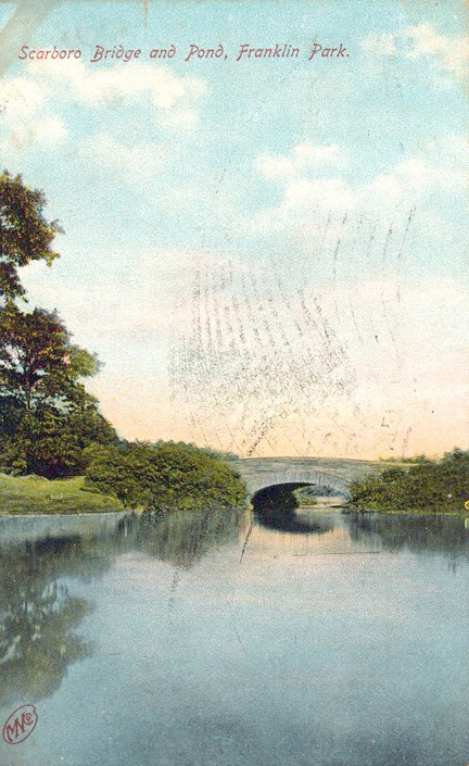 Scarboro Bridge and Pond - Dorchester Atheneum