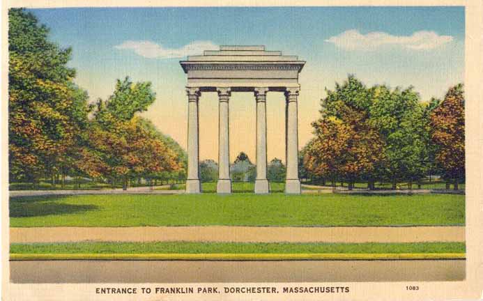 Entrance to Franklin Park - Dorchester Atheneum