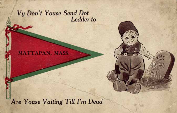 Vy Don't You Send Dot Ledder - Dorchester Atheneum