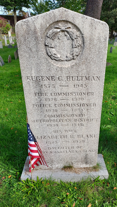 Eugene Hultman, 1876-1945, and Eliabeth Blake Hultman, 1875-1959, grave ...